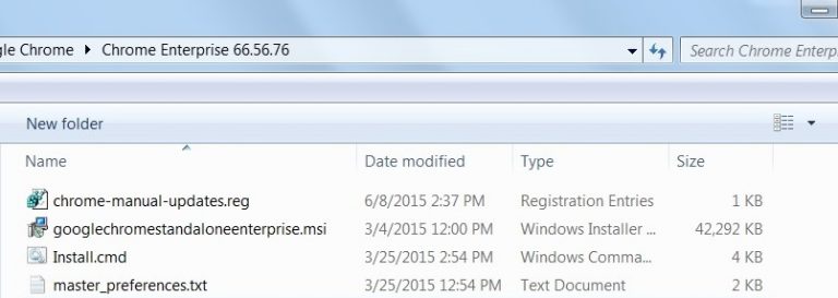 Silent Install Google Chrome MSI, Silent Uninstall and Disable Auto Update