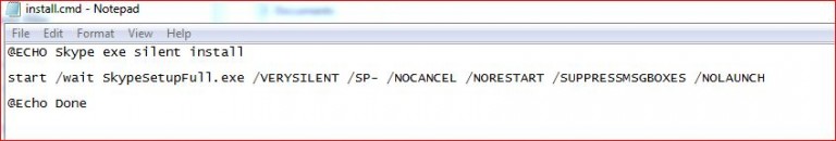 Skype Silent Install Uninstall Msi and Exe Version - Disable Updates