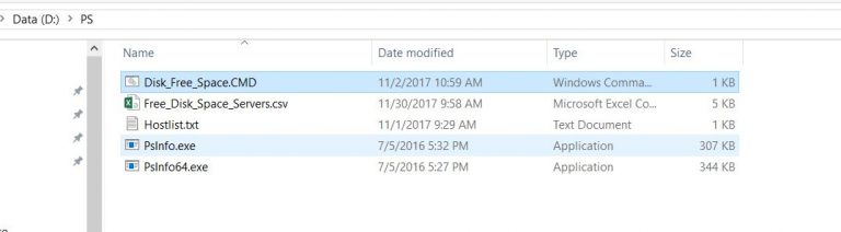 Cmd Script To Check Disk Space On Windows And Multiple Remote Servers