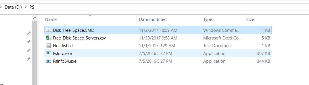 Cmd Script To Check Disk Space On Windows And Multiple Remote Servers