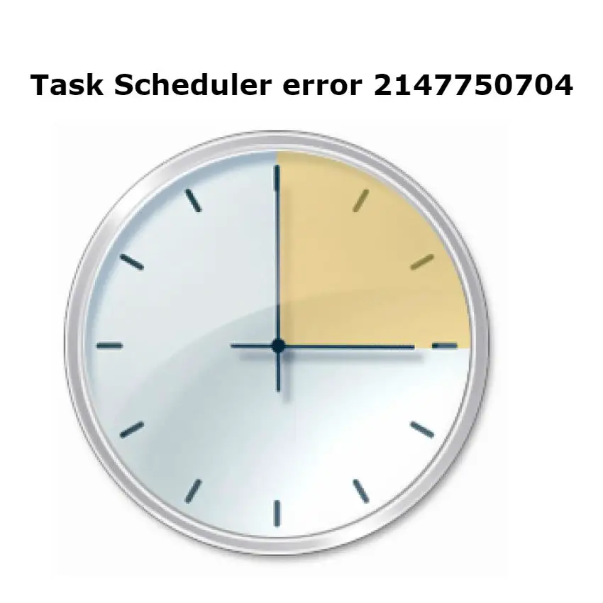 Solution For Task Scheduler Error 2147750704 Send Email Message Display 7247