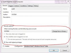 Windows task scheduler 2147943785 – Failed to start event id 101