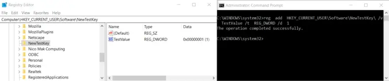 How To Add Registry Key And Values With Cmd Powershell Batch