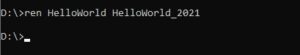 How to rename folder in CMD (Command Line) - Get IT Solutions