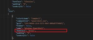 Windows terminal change font – Two ways how to do it