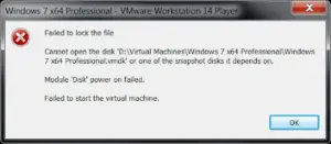 [SOLVED] Best solutions to fix Vmware Error “Module Disk Power on Failed”